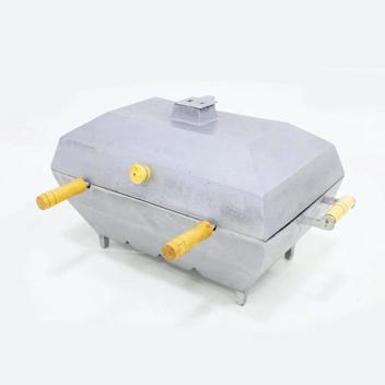 Churrasqueira A Bafo Alumínio Quadrada Extra Grande - Sanfer ...