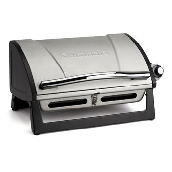 Churrasqueira a gás Cuisinart Grillster em aço inoxidável 8000 BTU ...
