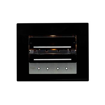 CHURRASQUEIRA ELETRICA GLASS SMART 04 HOPE GOURMET Preta ...