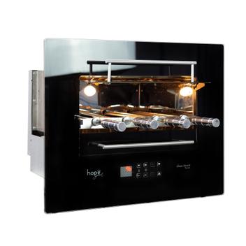 Churrasqueira eletrica glass smart 4 touch hope gourmet 220 volts ...