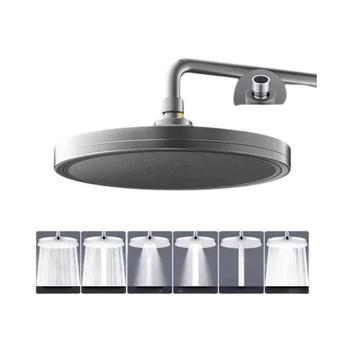Chuveiro de Alta Pressão 230mm com 6 Modos - Grande Chuva Superior ...