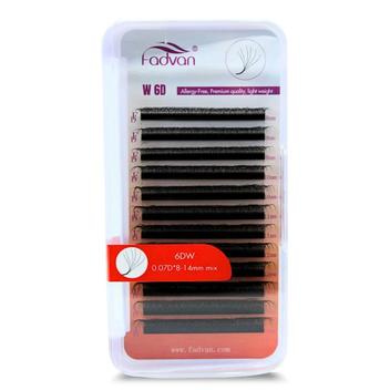 Cílios 6DW Vol Egípcio 0.07 Curvatura D Mix 8 Ao 14 - Fadvan - Cílios ...