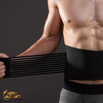 Cinta Coluna Lombar c/ Hastes Flexíveis Dor Postura - Jigba - Cinta ...