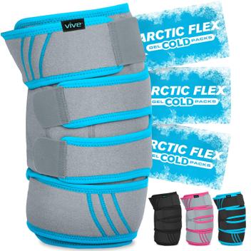 Cinta de compressão Knee Ice Pack Wrap Vive Cold/Hot Gel - Produtos ...