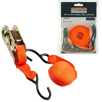 Cinta Para Amarrar E Prender Carga Com Catraca 4,5 Mt - Starfer ...