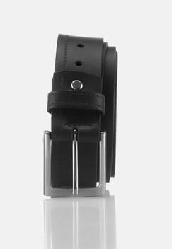 Cinto Masculino de Couro com Pesponto Lateral Casual - Doliveira ...