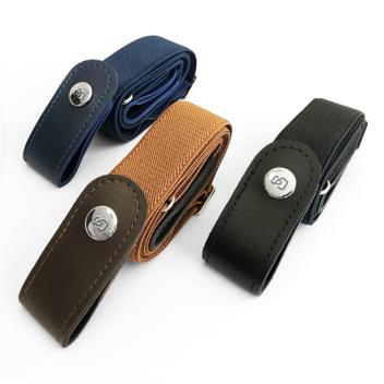 Cinto Sem Fivela Unissex Kit Com 3 - Preto, Marrom E Azul - Beltless ...