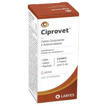 Ciprovet Colírio Labyes 5ml - Farmácia Pet - Magazine Luiza