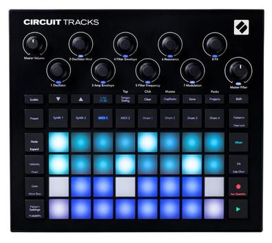 Circuit Tracks: Groovebox autônomo com 2 sintetizadores - Novation ...