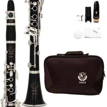 Clarinete Eagle CL04 Sib 17 Chaves Com Estojo - Clarinete - Magazine Luiza