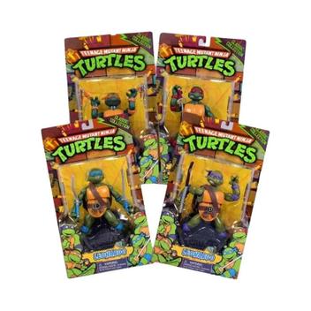 Clássico Retro 1988 Tartaruga Ninja Figuras De Ação 17cm Leonardo Da ...