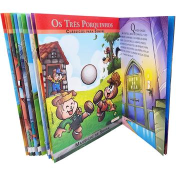 Clássicos Para Sempre Com Turma da Mônica Kit 14 Histórias - Girassol ...