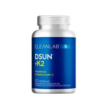 Cleanlab Dsun + K2 - Vitamina D 1000 Ui + K2 - 60 Cápsulas - Atlhetica ...