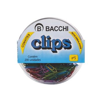 Clips Colorido N5 Bacchi Caixa Com 200 unidades - Clips - Magazine Luiza