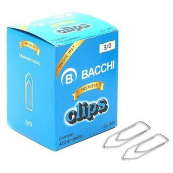 Clips de aço galvanizado 3/0 caixa c/ 420 unidades - bacchi - Clips ...