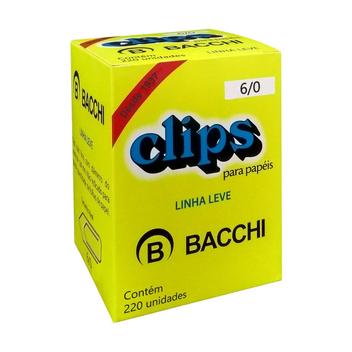 Clips Galvanizado Aço 6/0 Linha Leve com 220 unidades Bacchi - Clips ...