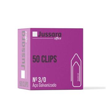 Clips Galvanizado Para Papel Médio 3/0 CX C/50 Jussara - Clips ...