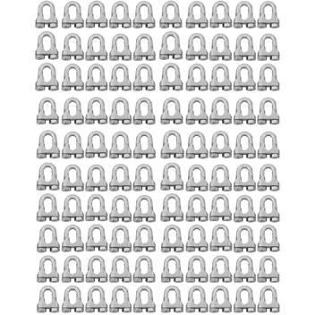 Clips Grampo Cabo De Aço 1/8'' 1,0001 100 Unidades - Nord - Grampo ...
