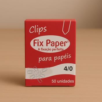 Clips Metálicos Para Papel 2/0 Kit 25 Caixas C/ 100 Unidades - Fix ...