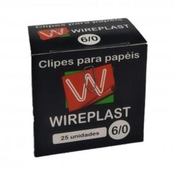 Clips nº 6/0 Galvanizados Caixa c/ 25 Unidades Wireplast - Clips - Magazine Luiza