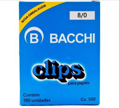 Clips Nº 8/0 Galvanizados Com 500 Gramas Bacchi - Clips - Magazine Luiza