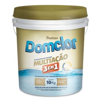 Cloro granulado 10 kg para piscina domclor multi ação 3 em 1 - Cloro ...
