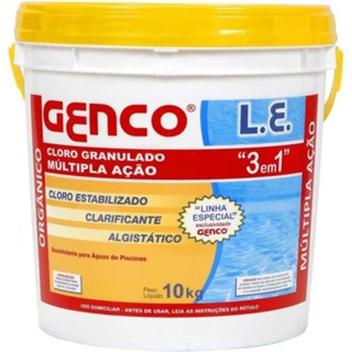 Cloro multipla acao 3 EM 1 10KG granulado GENCO 7307 - Cloro para ...