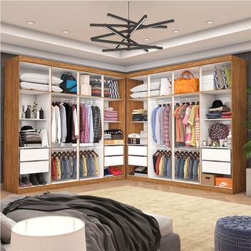 Closet Casal Duplo Rubi 8 Gavetas Carioca Móveis - Closet - Magazine ...
