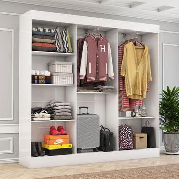 Closet Casal Juliana 5 Prateleiras Carioca Móveis - Carioca Moveis ...