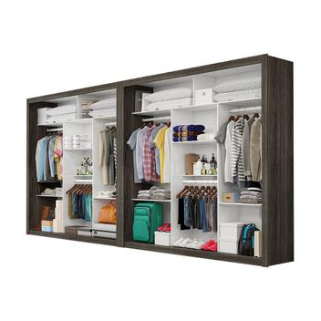 Closet Casal Premium Clarice 8 Prateleiras Carioca Moveis - Carioca ...
