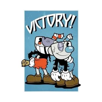 Co Op Hit Game Cuphead Bosses Pôsteres Modernos Em Tela Arte De Parede ...