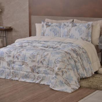 Coberdrom Casal Queen Top Line Manta Sherpa 180 Fios Lince - Vilela ...