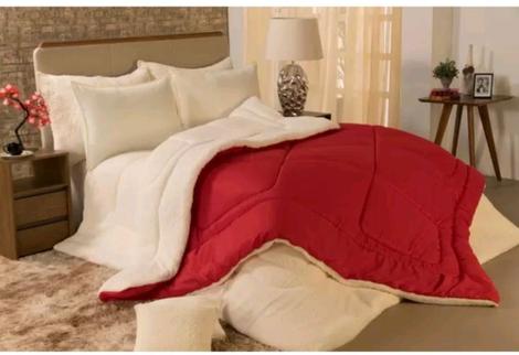Coberdron edredom casal Queen dupla face 2.40.x 2.20 - Plush/sherpa ...