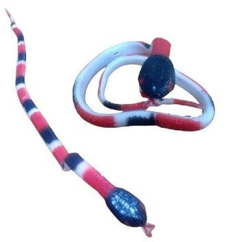Cobra Coral Borracha Moldável - Bichos Brincadeira Susto - China ...