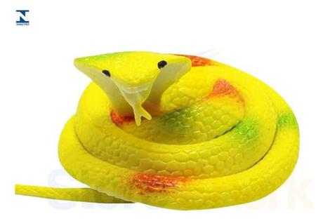 Cobra De Borracha Serpente Macia Pegadinha Brinquedo 115 Cm - Str Store ...