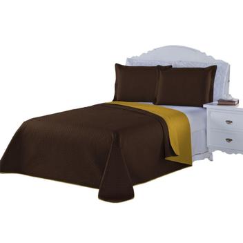 Cobre Leito Dupla Face Casal Queen Tabaco Em Oferta Dueto - ENTROU COMPROU - Cobre-Leito e ...