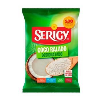 Coco Ralado Puro 100g 24 Unidades - Serigy - Coco Ralado - Magazine Luiza