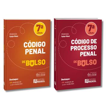 Código de Bolso 2025 - Penal + Processo Penal - Editora Rideel - Livros ...