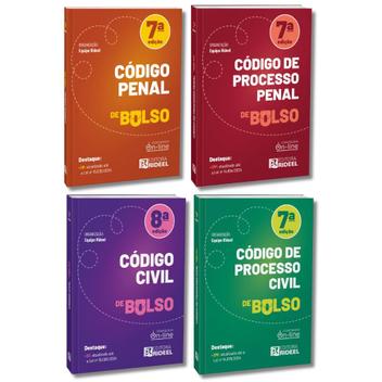 Código de Bolso - Civil + Processo Civil + Penal + Processo Penal 2025 ...