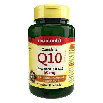Coenzima Q10 50mg 60 Capsulas Maxinutri - Coenzima Q10 - Magazine Luiza