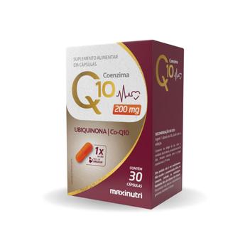 Coenzima Q10 Gold Ubiquinona 200mg 30 cápsulas Maxinutri - Coenzima Q10 ...