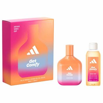 Coffret Adidas Vibes Get Comfy Kit - Perfume Unissex EDP + Shower Gel ...