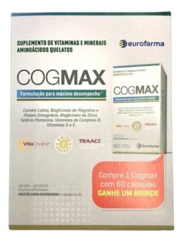 Cogmax 60 Cáps Suplemento Vitamínico - Multivitamínico / Polivitamínico ...