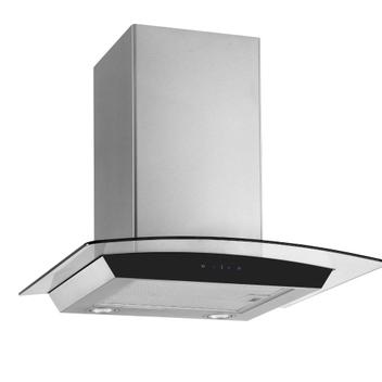 Coifa de parede esmeralda touch 60cm vidro 3 velocidades suggar ...