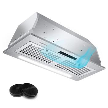 Coifa Embutida AMZCHEF 30" 900 CFM com Controle de Gestos e 9 ...