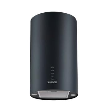 Coifa Ilha Redonda Quartzo 35 Cm Preto - Suggar - Coifa de Ilha ...