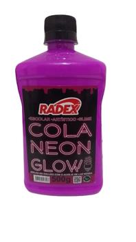 COLA 500g Magic SLIME GLOW NEON ROXA Brilha no Escuro - RADEX - Slime ...