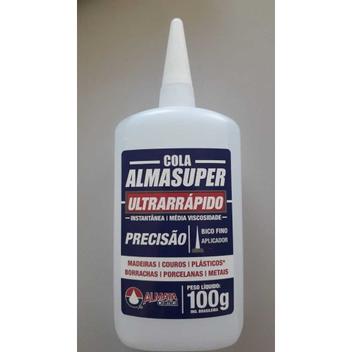 Cola almasuper ultrarrápida 100g com bico fino - Almata Química - Cola ...