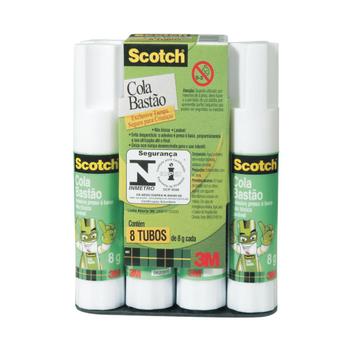 Cola Bastão 8 Gramas Scotch 6856 3m - 8un - Cola Quente - Magazine Luiza