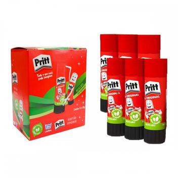 Cola Bastao Pritt 20G Caixa Com 6 Pecas - CaixaPlast - Bandejas ...